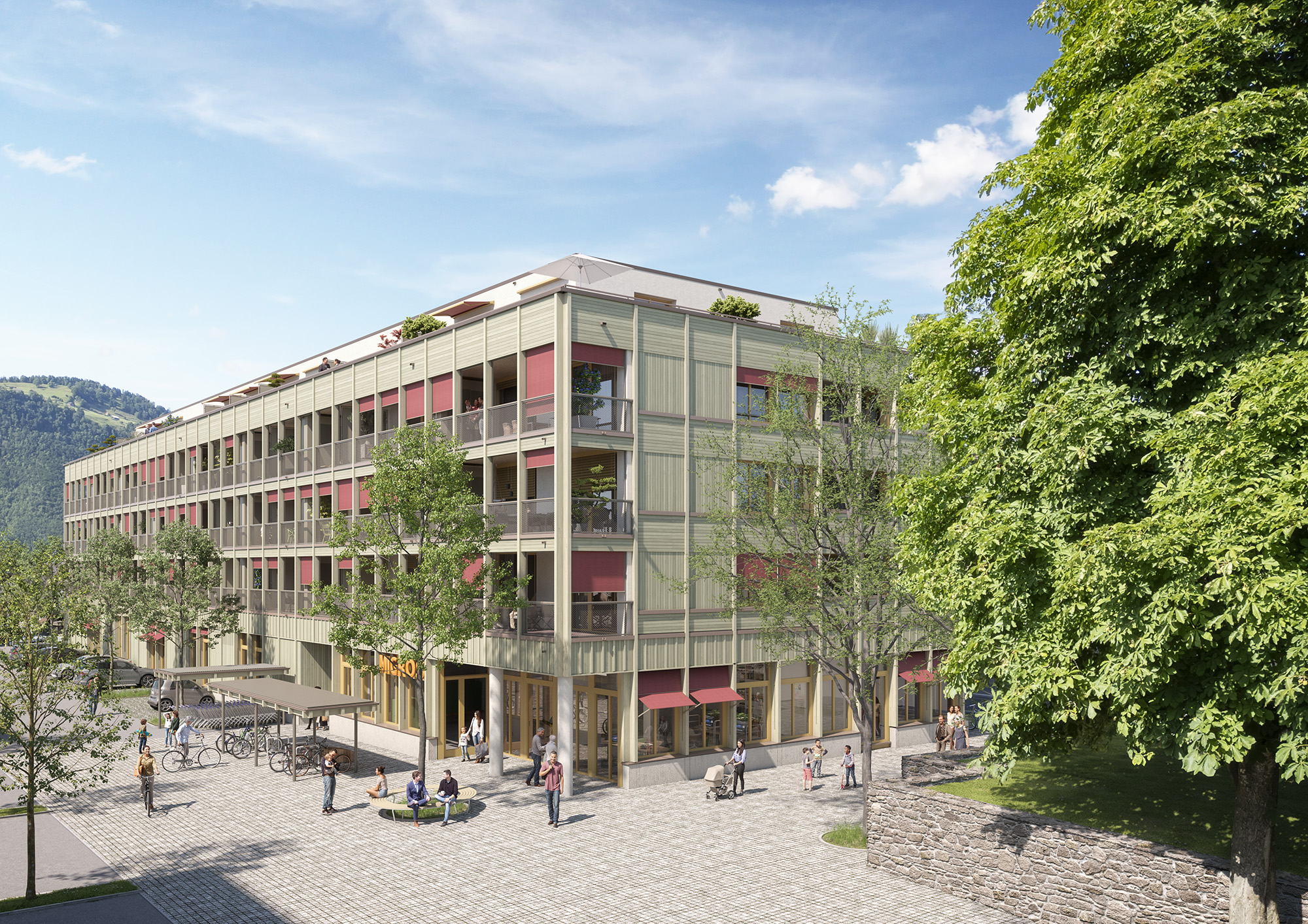 ZenO Oberdorf : Zeno Oberdorf, Wohn- und Geschäftshaus in Oberdorf bei ...